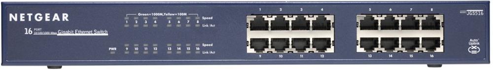 Netgear JGS516 Gigabit Rackmount 16 Port Switch JGS516 | shopping ...