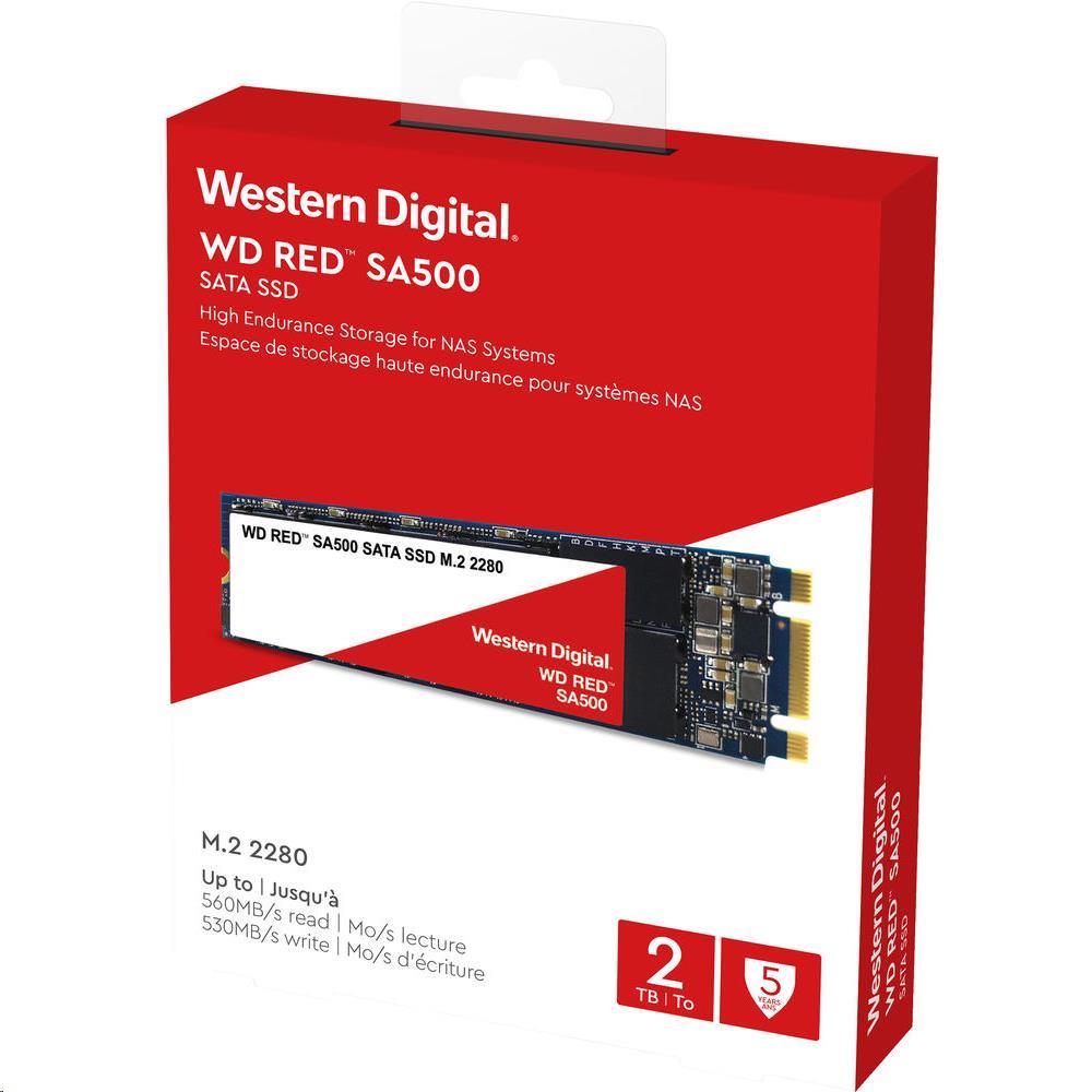 WD Red SA500 NAS 2TB 560MB/s SATA M.2 (2280) SSD WDS200T1R0B | shopping ...