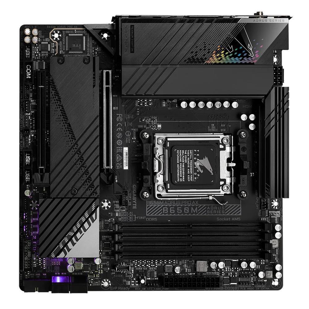 Gigabyte B650M AORUS PRO AX DDR5 AMD AM5 RGB LED W GA-B650M-AORUS-PRO ...