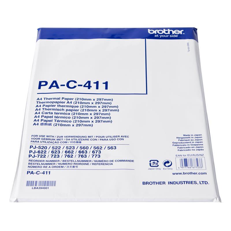 Brother Mobile Thermal Paper A4 100 Sheets PA C 411 Shopping Express Brother Mobile Thermal Paper A4 100 Sheets PA C 411 Shopping Express