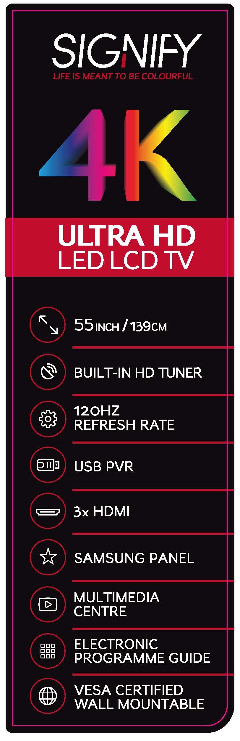Signify 55" 4K Ultra HD TV EA0815 | shopping express online