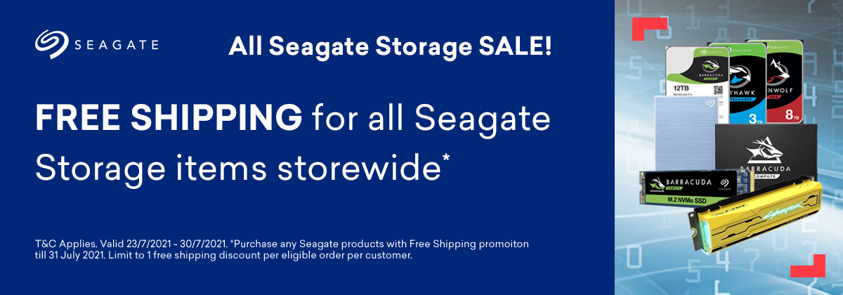 All Seagate Storage + Free Shipping