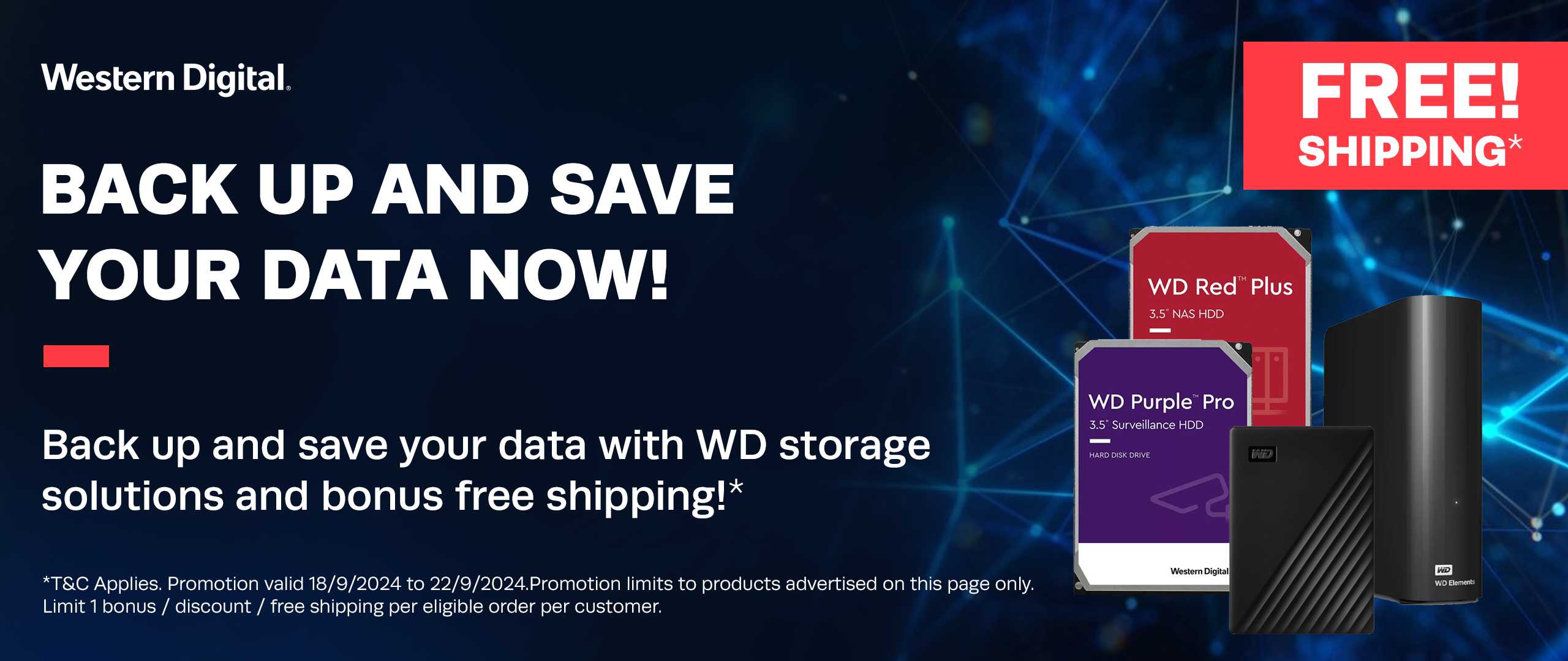 All products WD Blue WD Red WD Purple External drives